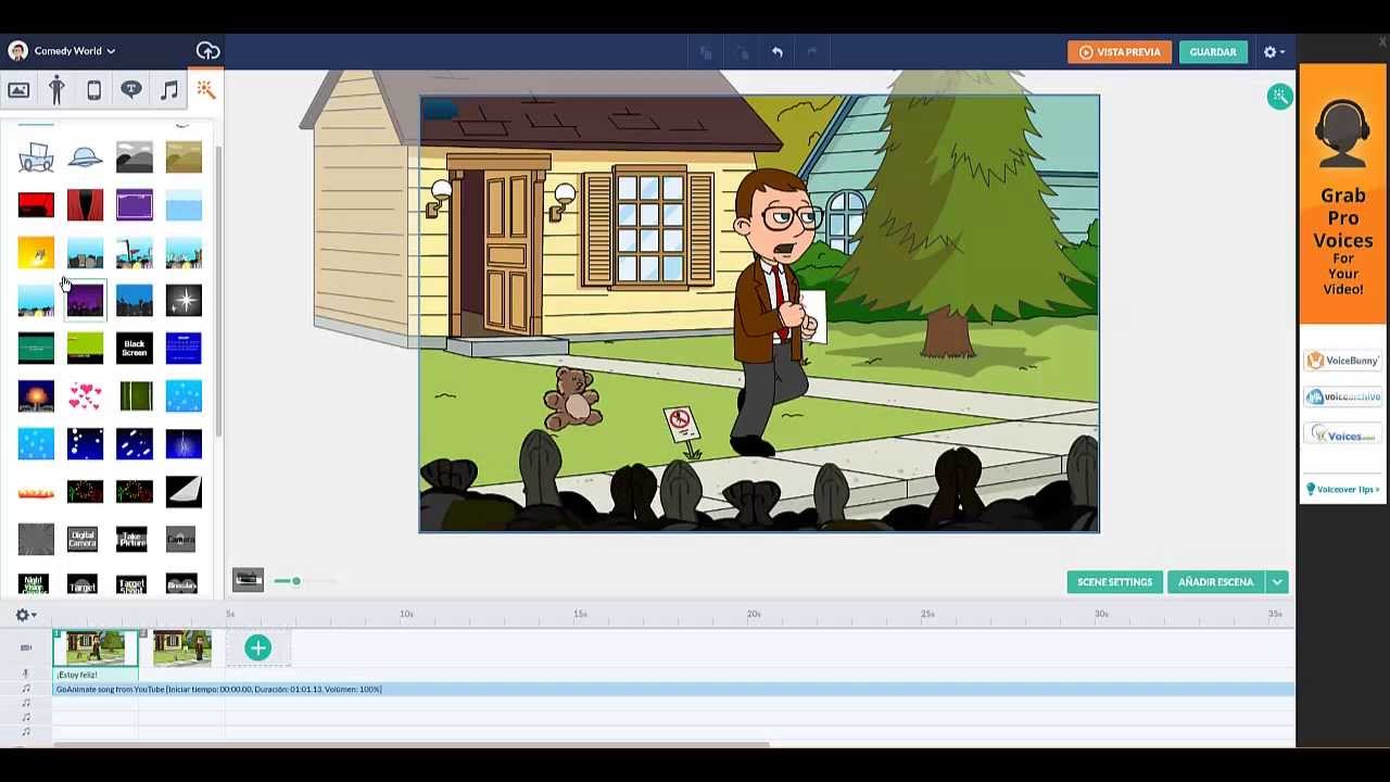 Videotutorial Go!Animate | aprender-libre.com